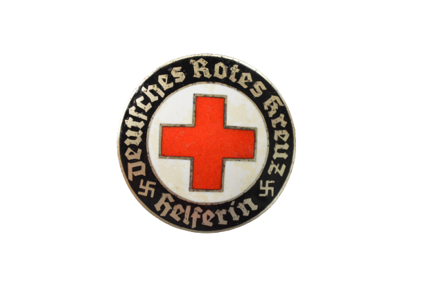 A German Red Cross (DRK) Helper's Broach by Hermann Aurich | MedalsMilitary